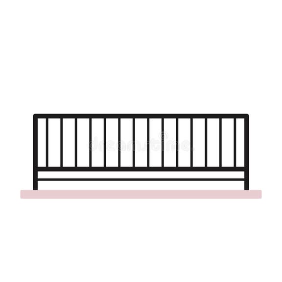 Balcony Cartoon Vector. Railing Vector. Fence Vecot. Stock Vector ...