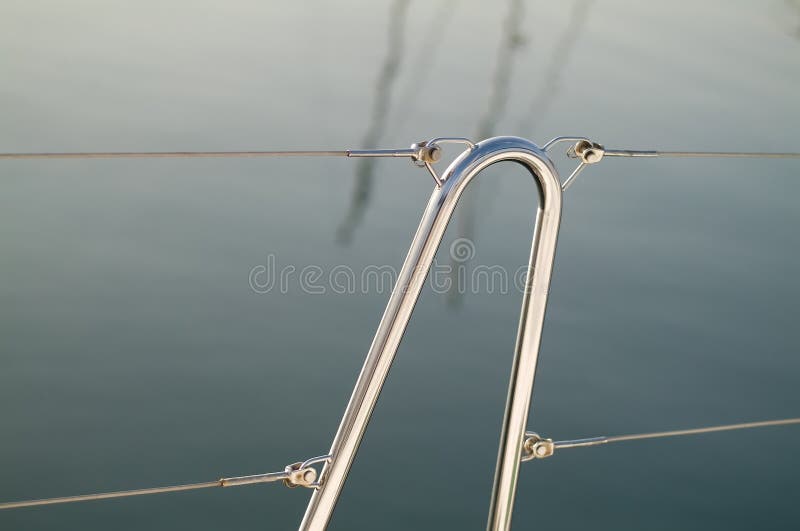 Railing stock photo. Image of sailboat, wave, mast, vessel - 4113182