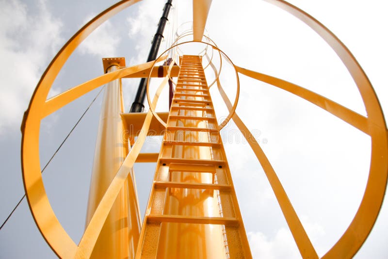 Railing stock image. Image of industrial, site, lift - 35058971