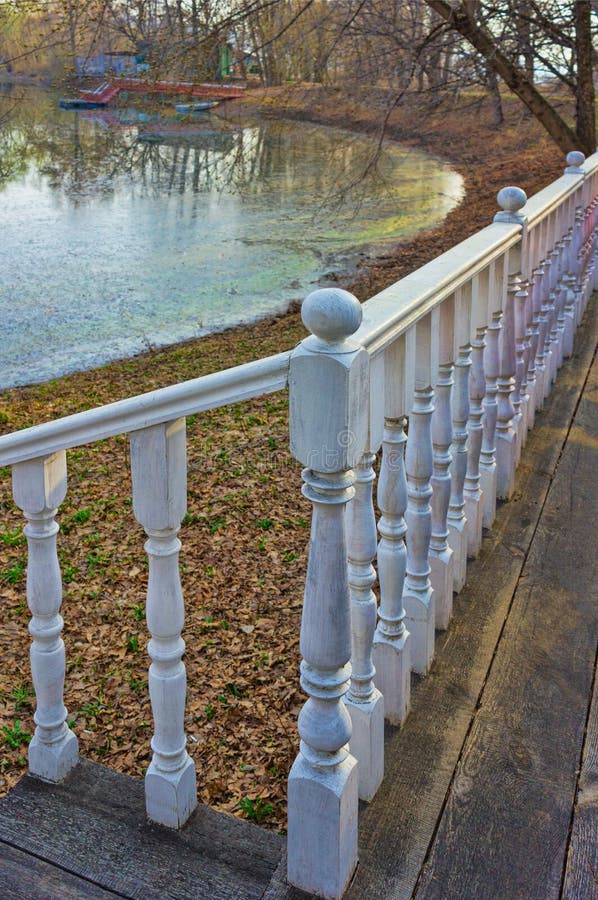 Railing with balusters stock image. Image of district - 24526649
