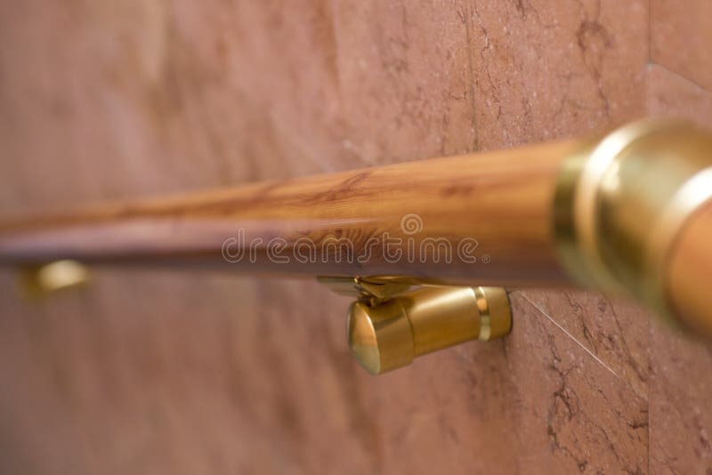 Railing, Banister, Pretty Banister. Wood Line Rail. Handrail Stock ...