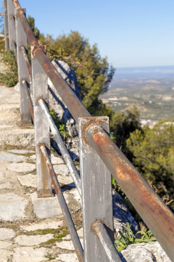 Railing stock image. Image of rural, stone, outdoors - 47735559