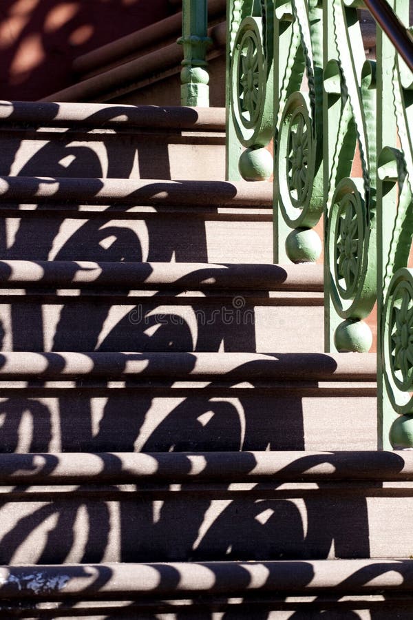 Railing and shadow stock photo. Image of architectural - 7622506