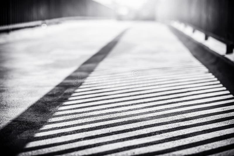 Railing Shadow on the Bridge Stock Image - Image of shadows, bridge ...