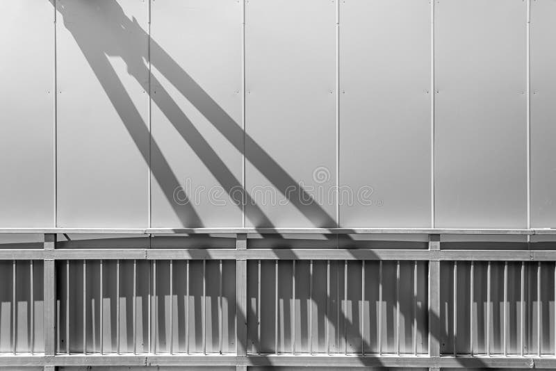 Railing Shadows stock photo. Image of metal, grey, geometry - 53342136