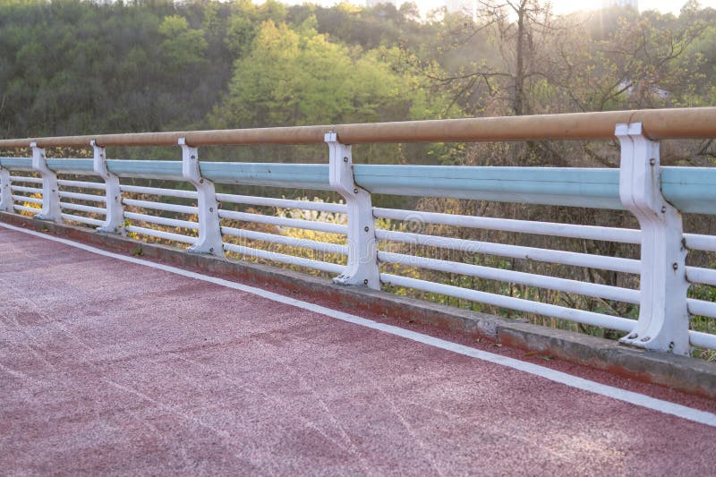 Railing and sidewalk stock image. Image of holiday, lawn - 312218325