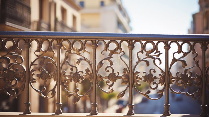 Railing spanish texture stock illustration. Illustration of scrollwork ...