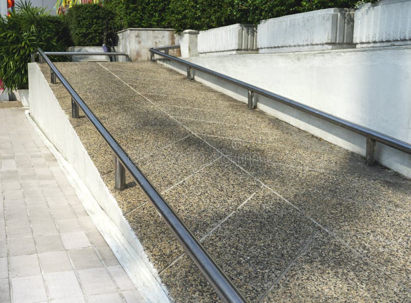 Railing of Stair Walkway and Outdoor Photo Stock Photo - Image of step ...