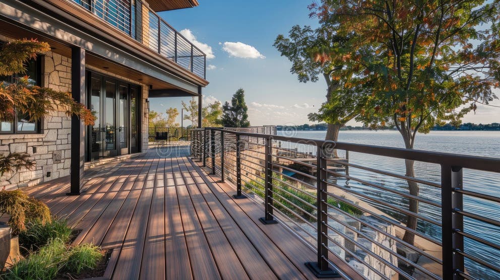 A Railing System, Emphasizing Its Functionality and Aesthetic Appeal in ...