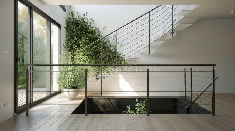 A Railing System, Emphasizing Its Functionality and Aesthetic Appeal in ...
