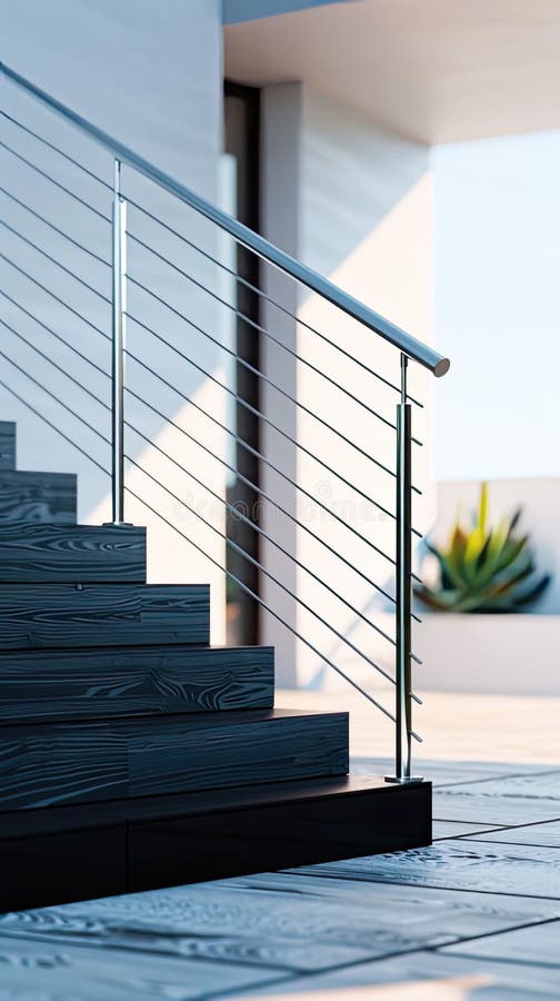 A Railing System, Emphasizing Its Functionality and Aesthetic Appeal in ...