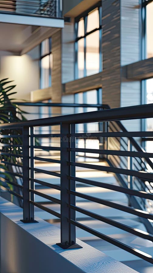 A Railing System, Emphasizing Its Functionality and Aesthetic Appeal in ...