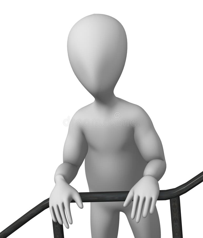 Railings stock illustration. Illustration of rail, human - 14724278