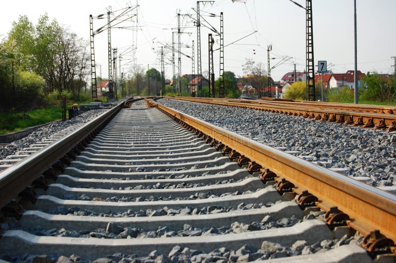 Railroad stock image. Image of transit, railway, iron - 11023079