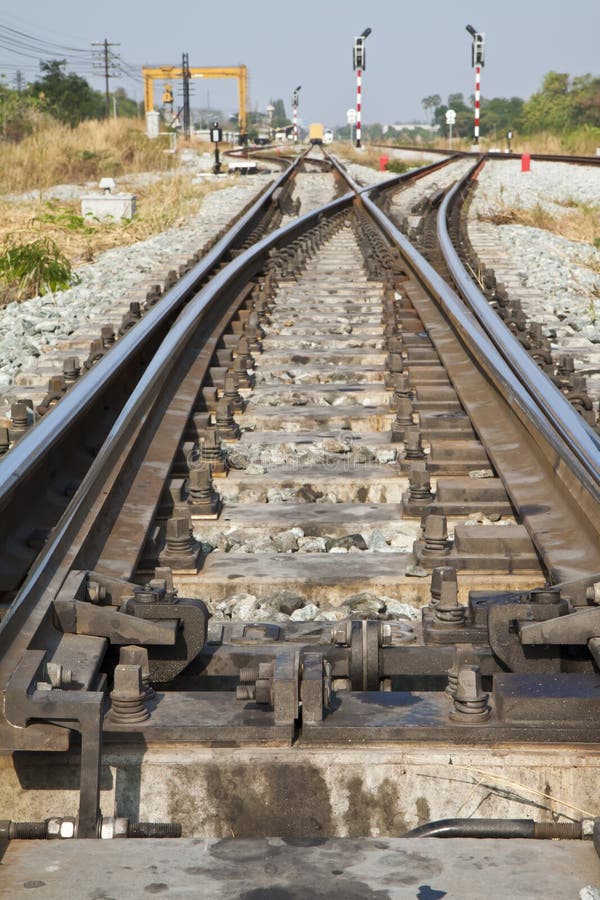 Railroad stock image. Image of line, landscape, commuter - 22843047