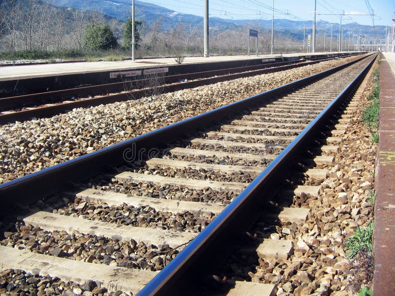 Railroad stock image. Image of railway, vintage, future - 4353467