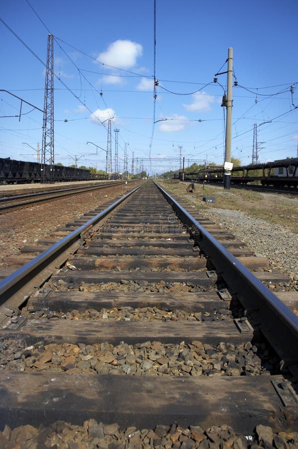 Railroad infrastructure stock photo. Image of closeup - 22527206