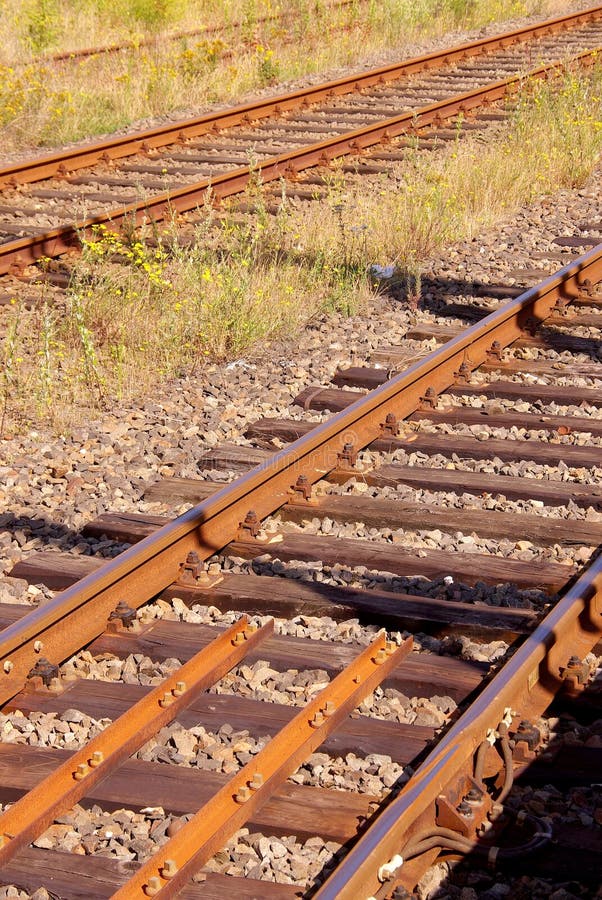 Manual railroad switch stock photo. Image of direction - 35983376