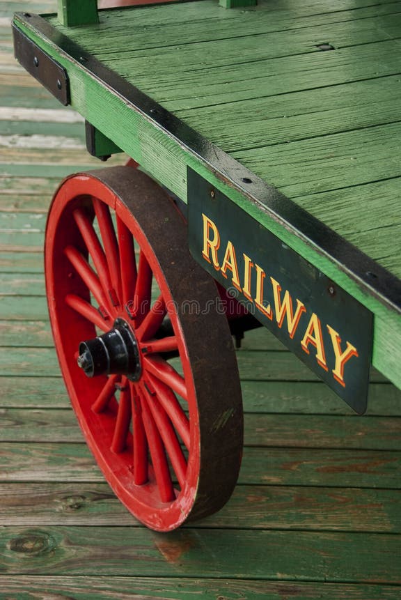 Railroad baggage cart stock image. Image of tourism, room - 16825727