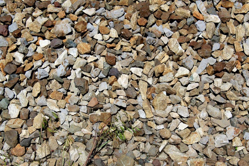 Railroad Ballast Texture Made of Magmatic Rocks Stock Image - Image of ...