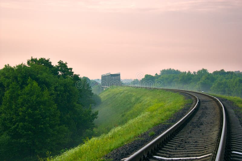 Horizontal Train Tracks