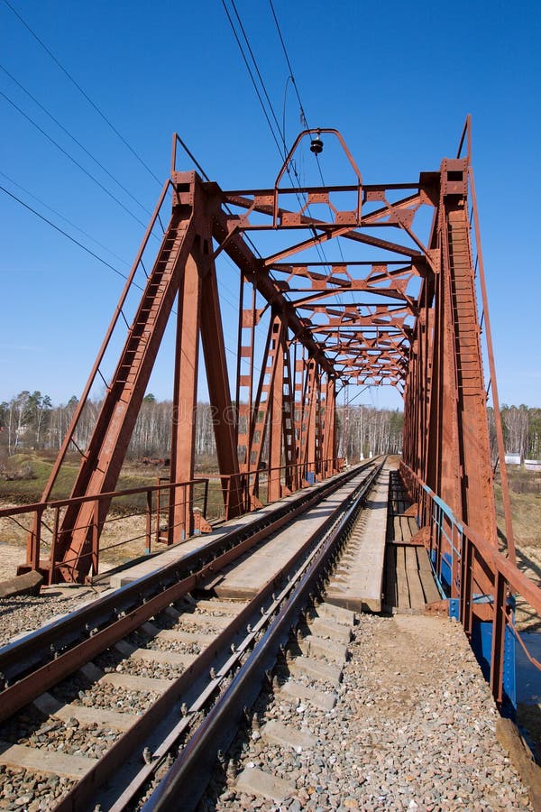 Railroad bridge stock image. Image of path, extend, iron - 4843973