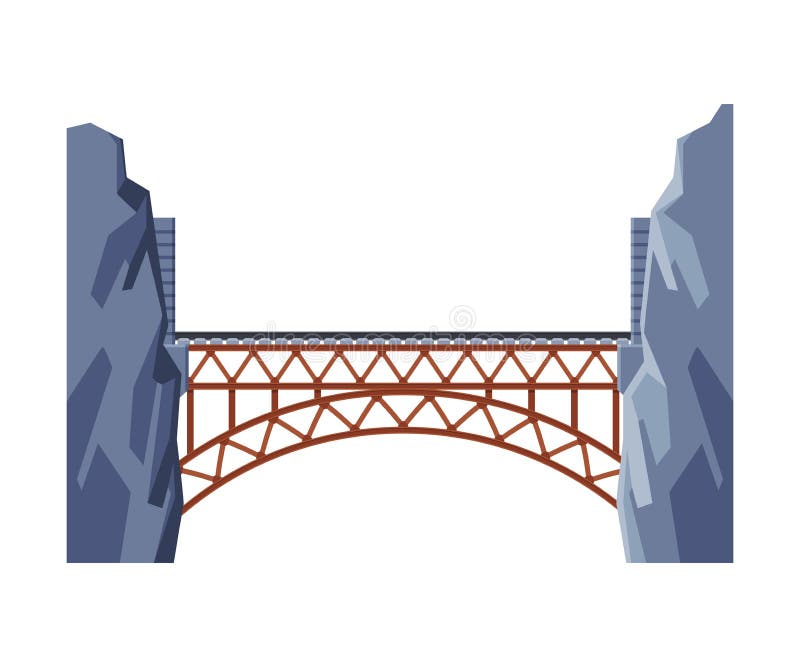 Railroad Iron Bridge, Architectural Design Element, Bridge Construction ...
