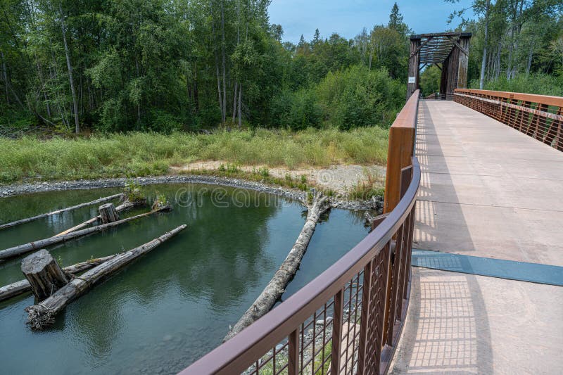 Railroad Bridge Park stock photo. Image of bridge, national - 371724296