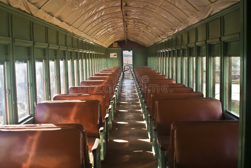 Railroad Car Interior stock photo. Image of seats, pullman - 7917794