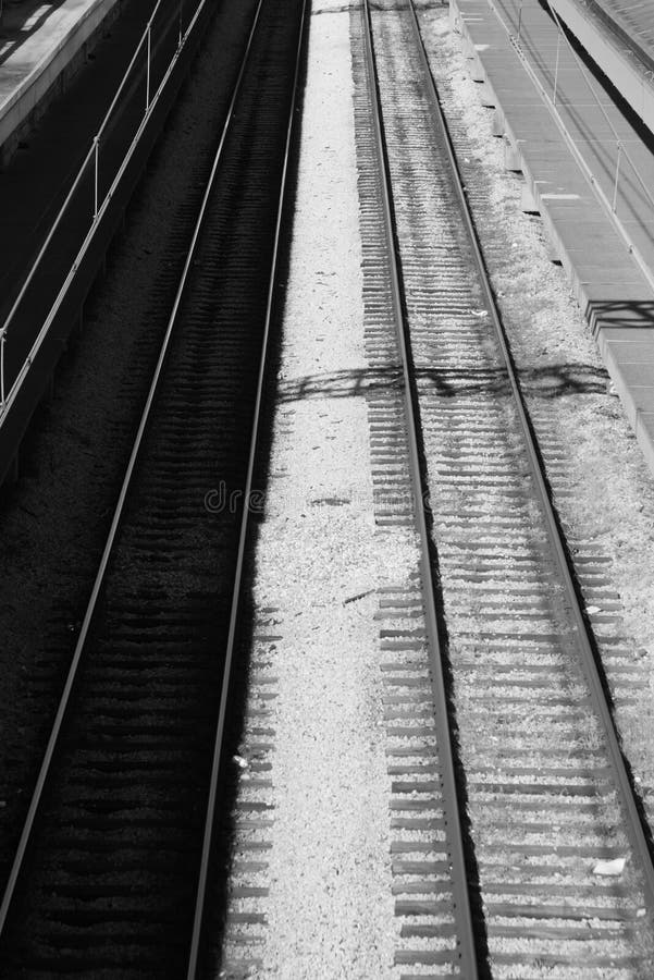 Railroad stock photo. Image of steel, perspective, speed - 80110778