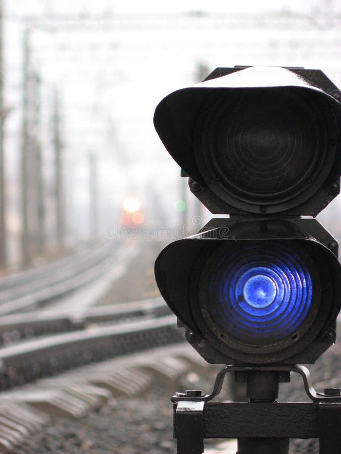 Red train signal stock photo. Image of road, passthrough - 15341094