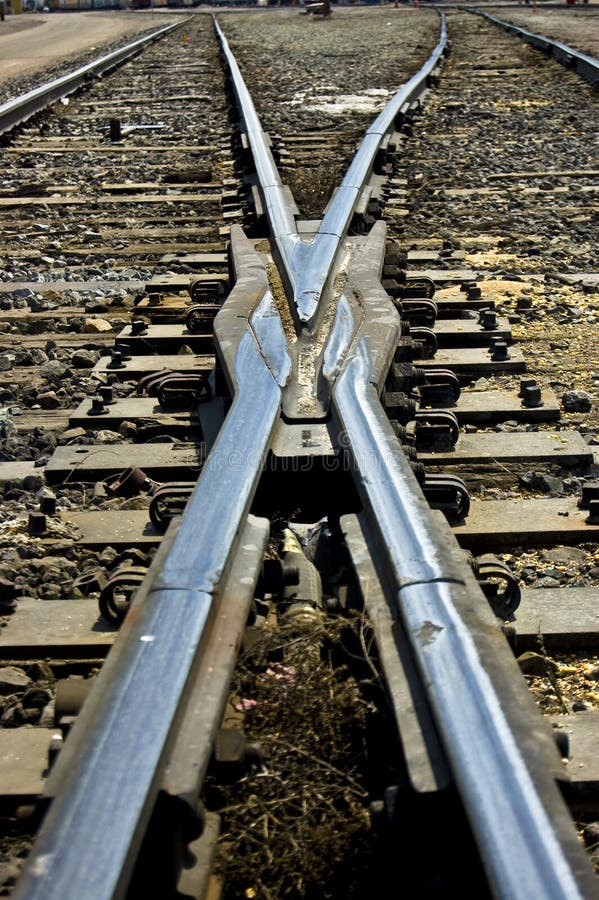 Railroad Crossing stock photo. Image of direction, junction - 5000140