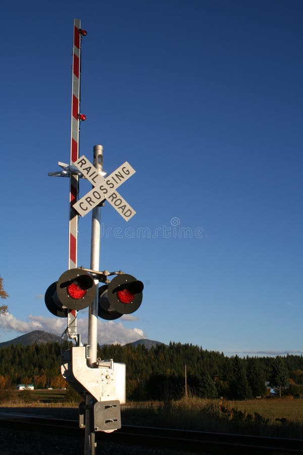 Railroad Crossing stock image. Image of crossing, freight - 6992135