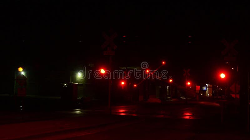 Railroad Crossing Damaged Ramp Stock Video - Video of transport, pole ...