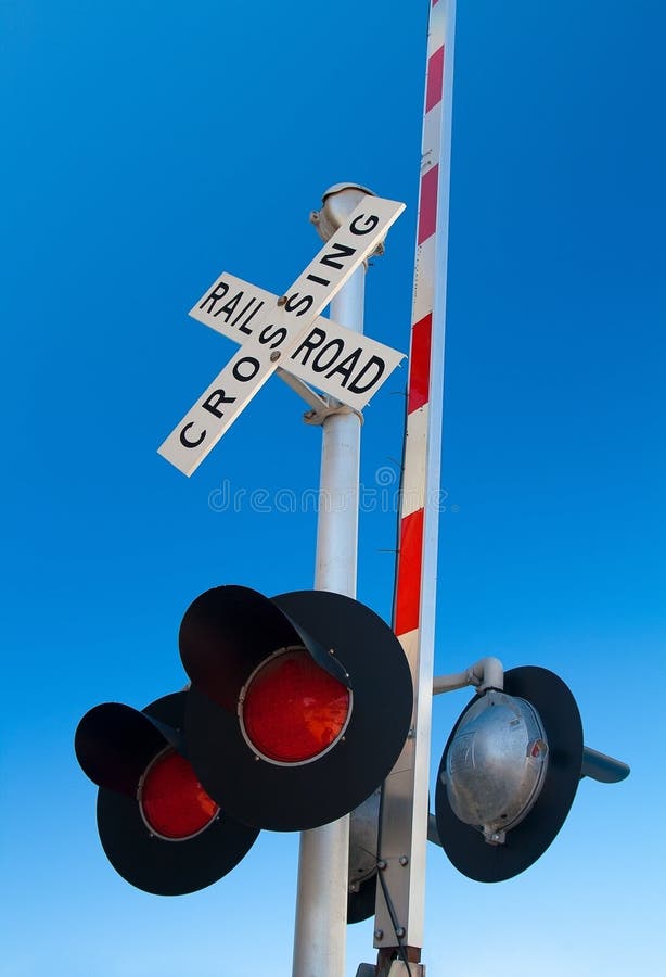 Railroad crossing sign stock photo. Image of sign, crossing - 40975020