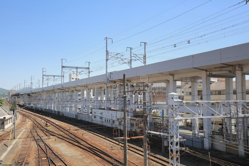The Railroad Depot for Repair and Maintenance Stock Photo - Image of ...