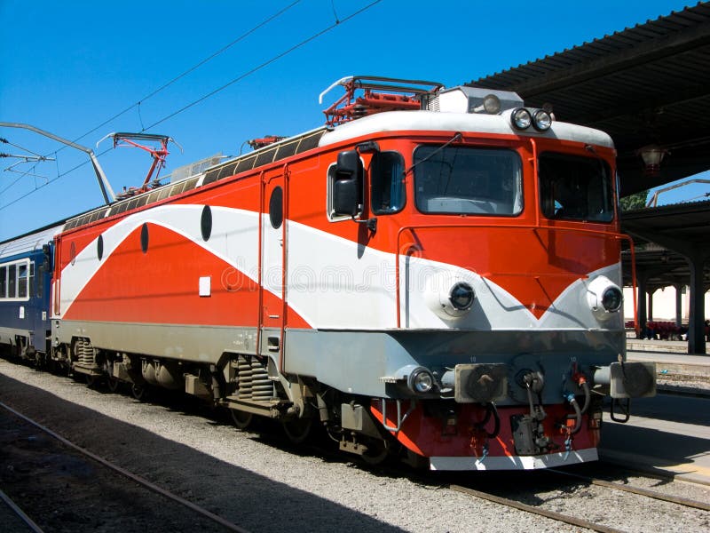 Railroad Engine In Station Picture. Image: 4955580