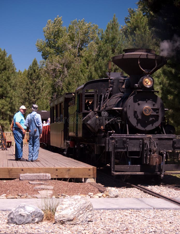 Railroad Engineer and Train Editorial Image - Image of powered, train ...