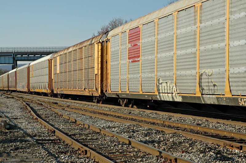 Railroad Freight Train stock photo. Image of carriers, train - 845848