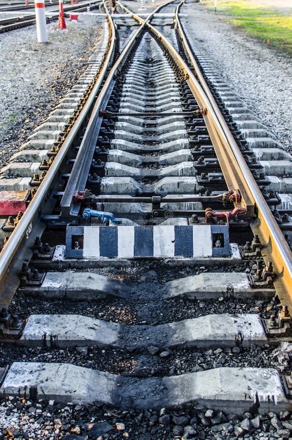 Railroad junction stock photo. Image of metaphor, connection - 4604148