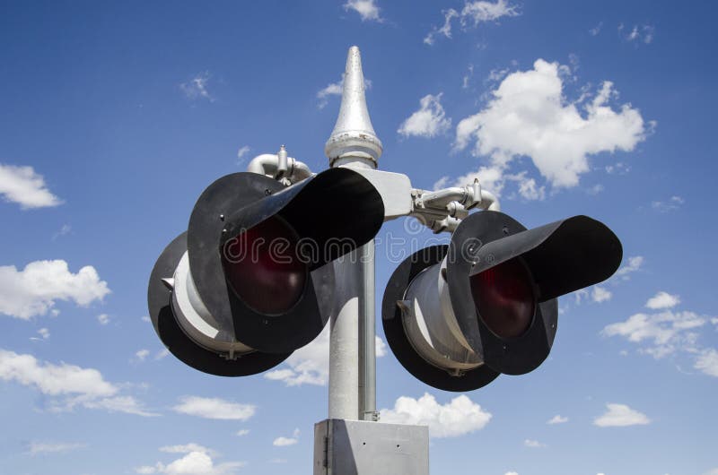 Railroad Lights stock image. Image of trains, yellow - 66491615