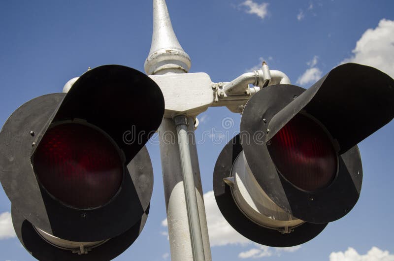 Railroad Lights stock image. Image of trains, yellow - 66491615