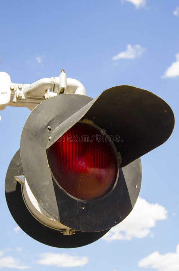 Railroad Lights stock image. Image of trains, yellow - 66491615