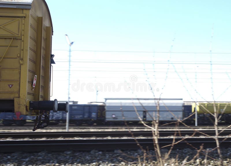 Railroad Line for Rail Bound and Train Traffic Editorial Stock Image ...