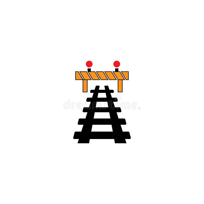 Railroad Logo Vector Icon Design Stock Vector - Illustration of ...