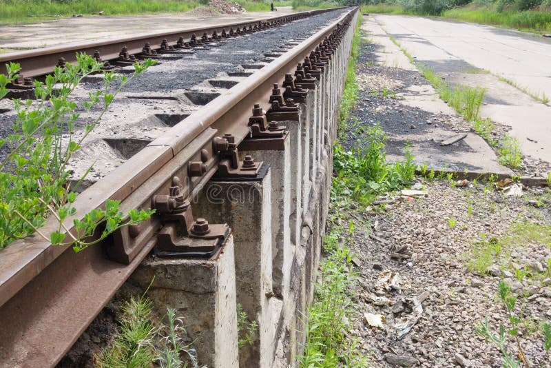 Railroad. Move forward! stock photo. Image of crossing - 42131972