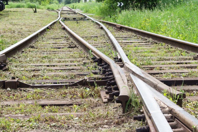 Railroad. Move forward! stock photo. Image of train, junction - 42131990
