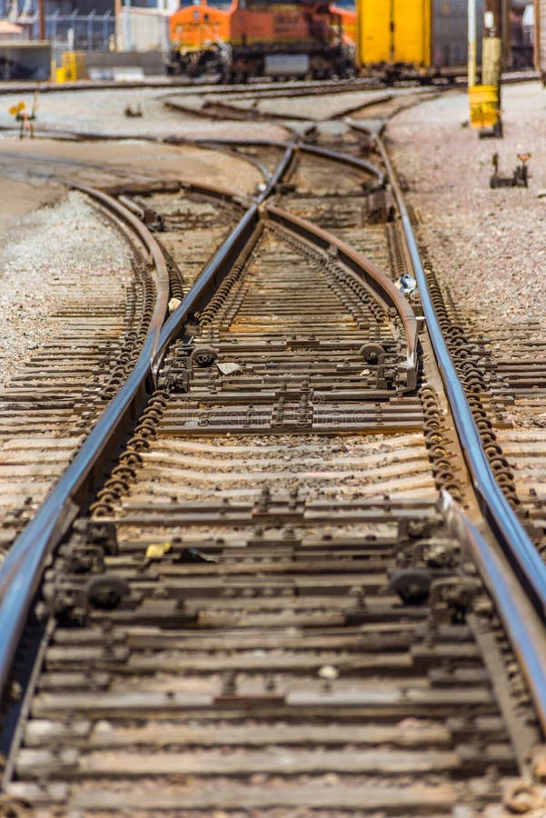 Railroad Track Split Black White Stock Photos - Free & Royalty-Free ...