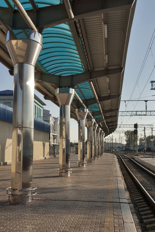 Railroad platform stock image. Image of travel, track - 27208425