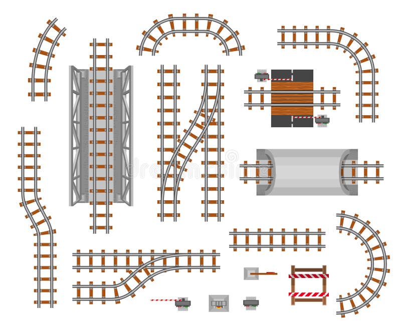 Railroad Platform and Wagon Stock Vector - Illustration of cartoon ...